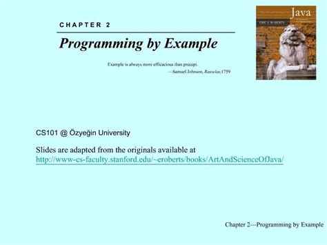 Ppt Chapter 2 Programming By Example Powerpoint Presentation Free