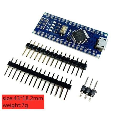 Placa Compatível Com Arduino Nano V3 Usb C Com Pinos Soldados Loja De