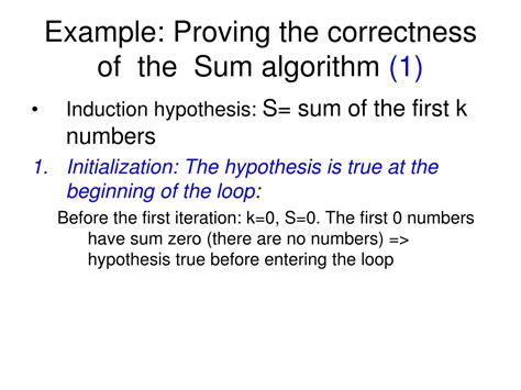 Ppt Proving The Correctness Of Algorithms Powerpoint Presentation Free Download Id9353349