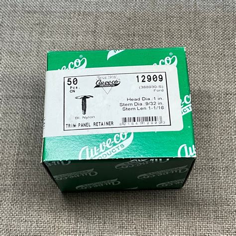 50 Trim Panel Retainer Auveco 12909 Ford OEM: 388930-S From 1980 - On ...
