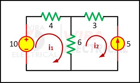 Supermesh Analysis Easy Problem Solving Wira Electrical