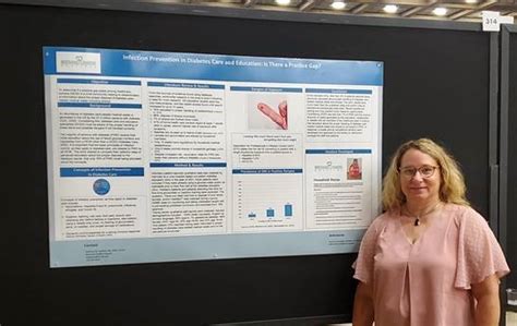 Bchs Kathleen Hebdon Displays Research At National Conference Bertrand Chaffee Hospital