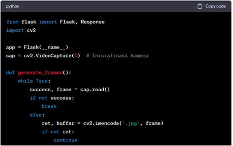 Membuat Aplikasi Video Streaming Dengan Python Dan Opencv