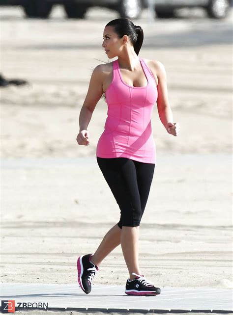 Kim Kardashian Skechers Commercial Set In Santa Monica Zb Porn