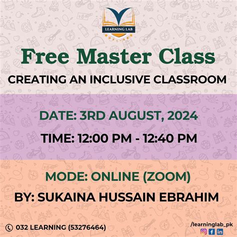 Learning Lab Pk On Linkedin Learninglab Inclusiveclassroom