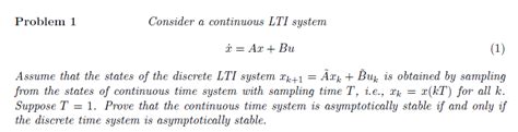 Solved Problem Consider A Continuous LTI System I Ar Chegg