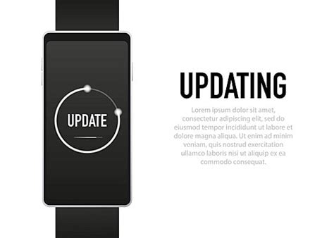 Concept Of A System Software Update And Upgrade Loading Screens