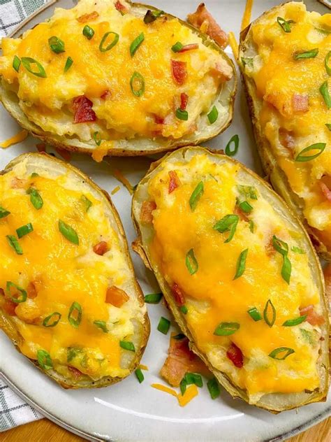 Loaded Twice Baked Potatoes Fed By Sab