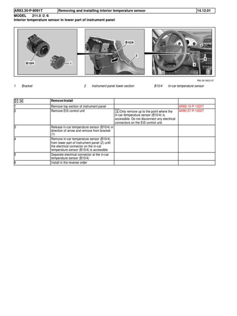 Interior Temperature Sensor Pdf