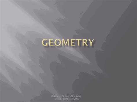 Geometry Ppt For 1st 2nd Grade Lesson Planet