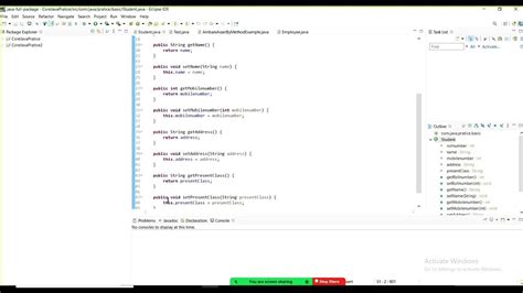 Getters And Setters In Java Hindi Youtube