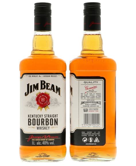 ᐉ Виски Jim Beam White, 1 литр, 4 года выдержки. - Цена на Джим Бим ...
