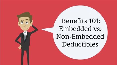 Benefits 101 Embedded Vs Non Embedded Deductibles By Benefitsone