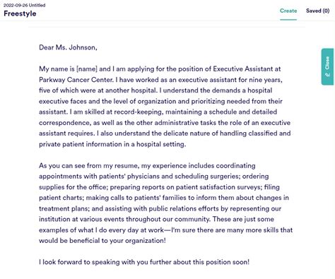 Cover Letter Examples Copy Paste