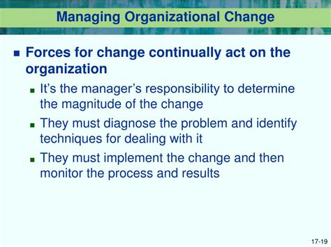 PPT Managing Organizational Change And Innovation PowerPoint Presentation ID
