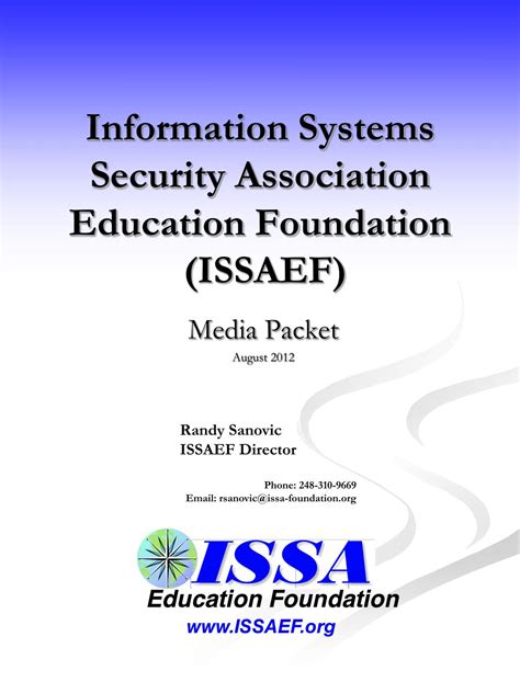 Ppt Information Systems Security Association Education Foundation