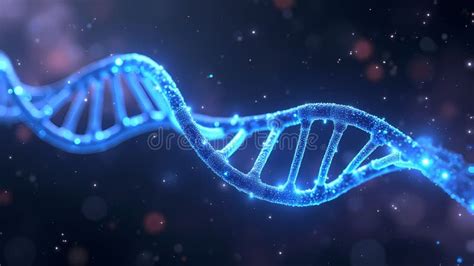 Abstract Representation Of DNA Structure Science Genetics Biotechnology Concept Stock Image