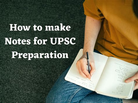 How To Make UPSC Notes