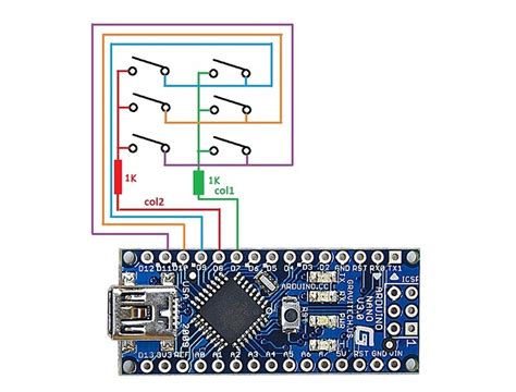 Connecting Output To Input Custom Keypad General Guidance Arduino Forum