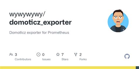 Github Wywywywy Domoticz Exporter Domoticz Exporter For Prometheus