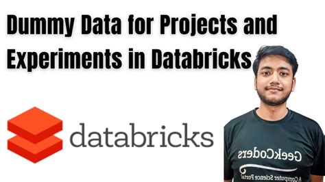 Generate Dummy Data In Databricks For Projects And Practice Youtube