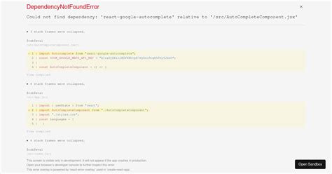 React Autosuggest Example Codesandbox