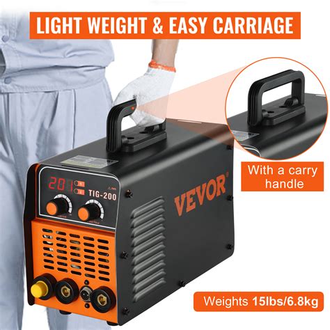 Vevor Tig 200c 200 Amp Tigmma Arc 2 In 1 Welder Hf Igbt Dc Inverter