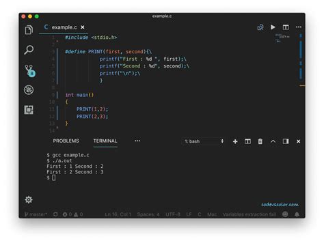 How To Write A Multi Line Macro In C Codevscolor