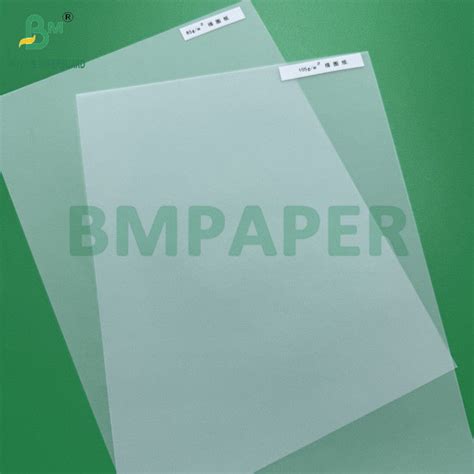 180gsm Tracing Paper Roll Semi Translucent Plotter Paper For Large Format Printers