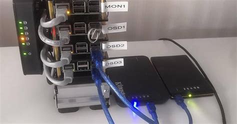 After Weeks Of Learning My Pi 3b Based Ceph Cluster Is Alive And