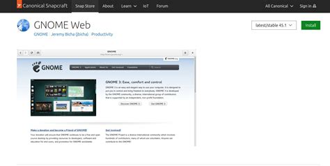 GNOME Web Learn Ubuntu MATE
