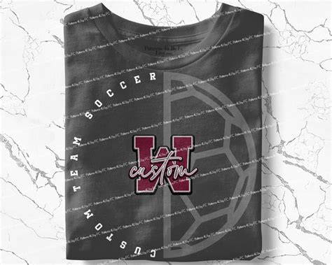 Personalized Mascot Soccer Png Custom Team Design Digital Download