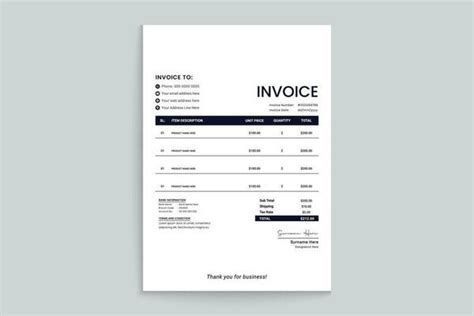 invoice header vector art icons and graphics for free download