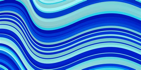 Light Blue Vector Background With Wry Lines Illustration In Abstract Style With Gradient Curved
