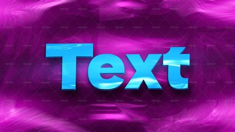 Blue Texture Text Effect Graphics Motion Array