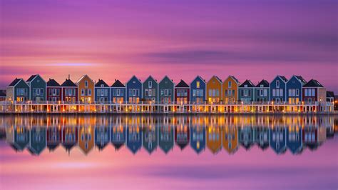 Bing Image The Rainbow Houses Of Houten Netherlands Bing Wallpaper