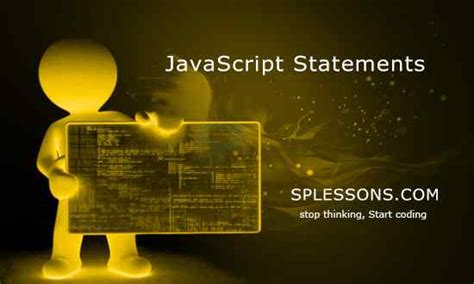 Javascript Statements Splessons