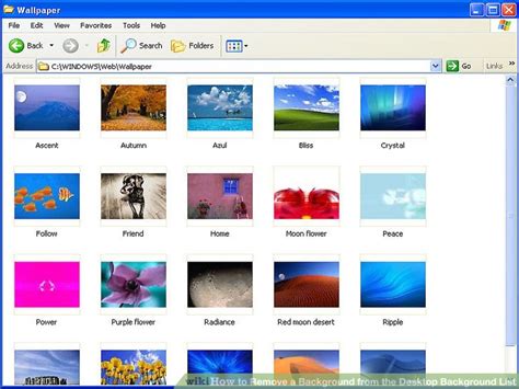How To Remove A Background From The Desktop Background List Windows