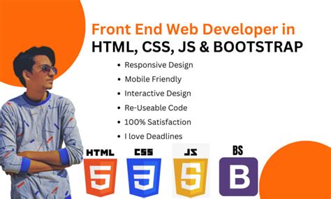 Be Your Professional Front End Web Developer With Html Css Js By Meesumabbas Fiverr