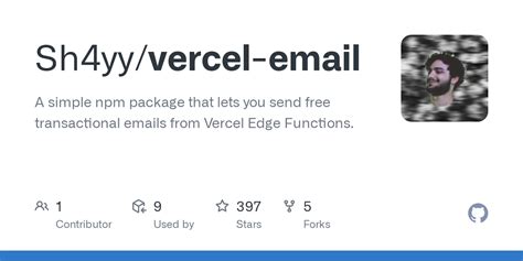 Github Sh Yy Vercel Email A Simple Npm Package That Lets You Send