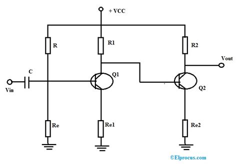Dc Voltage Amplifier Circuit Using Transistor Circuit Diagram