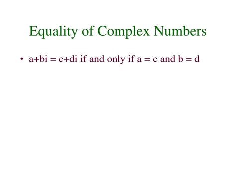 Ppt Complex Numbers Powerpoint Presentation Free Download Id6039601