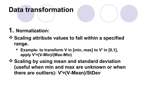 data preprocessing ppt