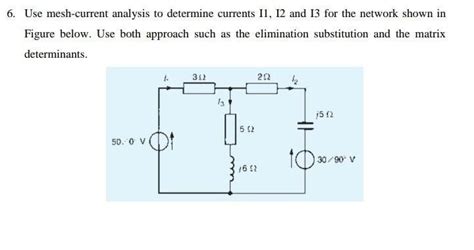 Solved Use Mesh Current Analysis To Determine Currents Chegg