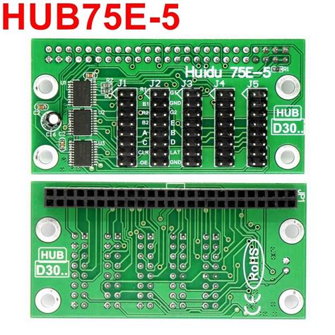 Huidu Hub75e 5 Led Display Control Card Conversion Card Adapter 5 Hub75e Port Included For Hd