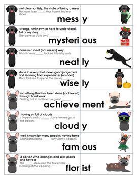 Suffix Sort And Game Set 2 By LEARNING FUN Teachers Pay Teachers