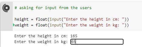 GitHub Rubayat Tithi BMI Calculator Using Python A Simple BMI Calculator For Completing The