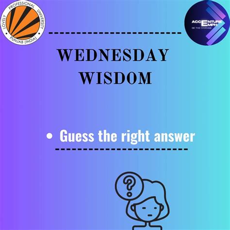 Accenture Emph On Linkedin Wednesdaywisdom Logicpuzzle Brainteasers