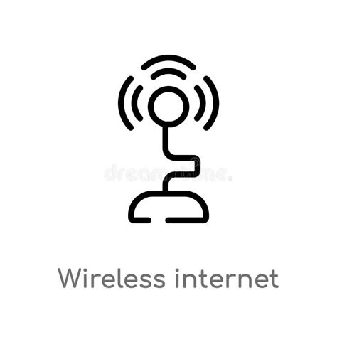 Conexión Inalámbrica Logo Wifi Icon Wifi Sign Del Vector D Wifi Ilustración del Vector