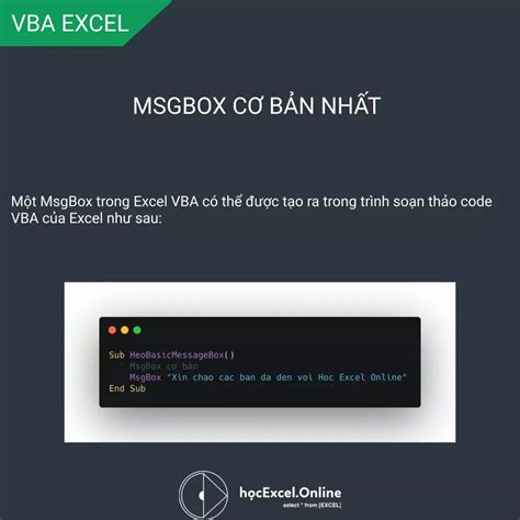 SỬ DỤNG MSGBOX TRONG EXCEL VBA HƯỚNG DẪN ĐẦY ĐỦ DienDan Edu Vn Chia sẻ kiến thức kết nối